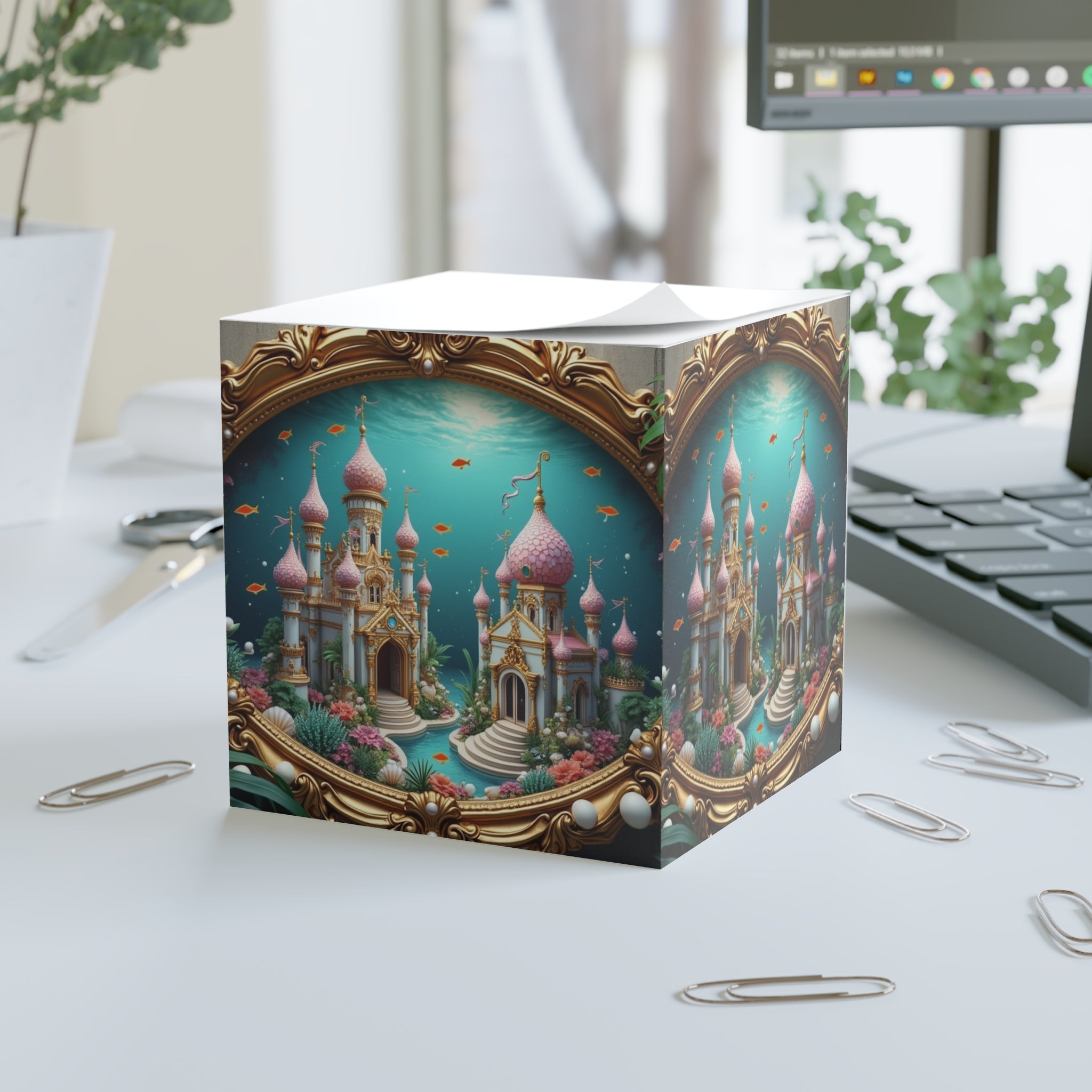 Note Cube - Mermaid Palace, Caribbean Sea – Tropics Lifestyle Store