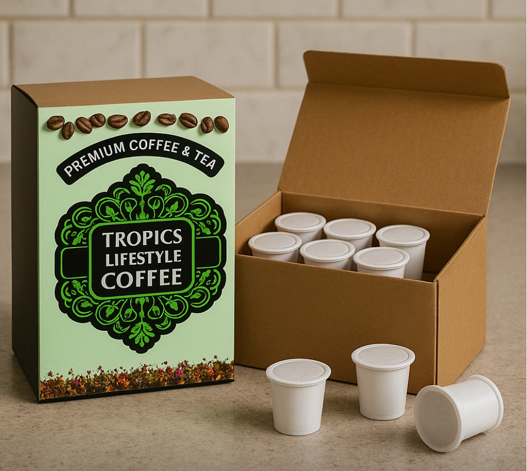 Tropics Lifestyle Bali Coffee Pods, 12 Pack (Medium Dark) – Tropics ...